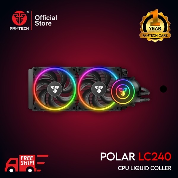 FANTECH LC240 Polar Edition ARGB Illumination Liquid Cooling-BLACK